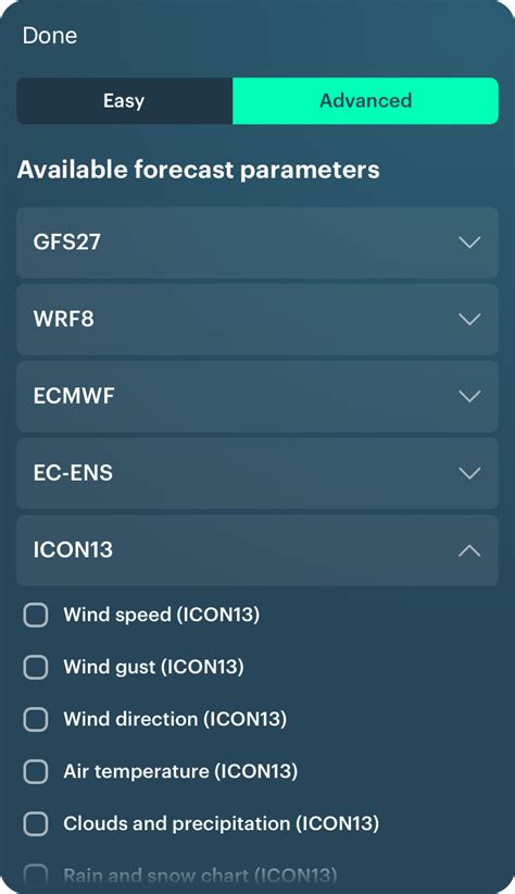 Tip Choose The Right Weather Model For A Spot Windy App