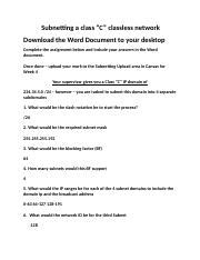 Subnetting A Class C Network Step By Step Guide For Subdomains