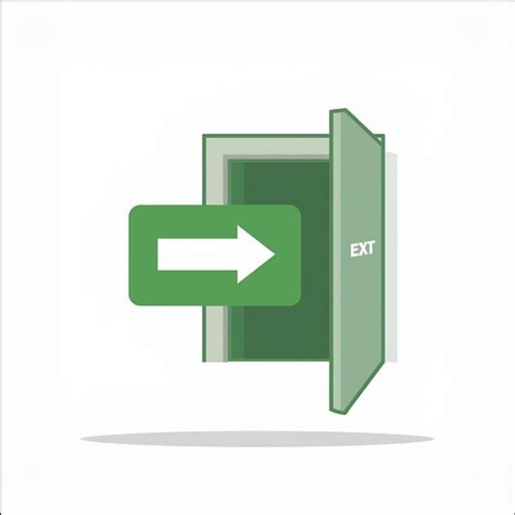 Exit Icon Premium Ai Generated Vector