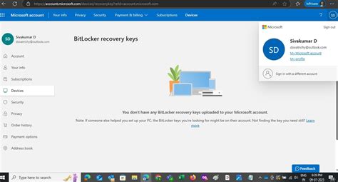 Request Urgent Assistance In Retrieving The Bitlocker Recovery Key For