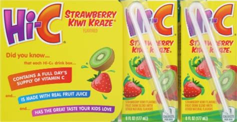 Hi C Strawberry Kiwi Kraze Juice Boxes 8 Ct 6 Fl Oz Ralphs