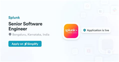 Senior Software Engineer Splunk Simplify Jobs
