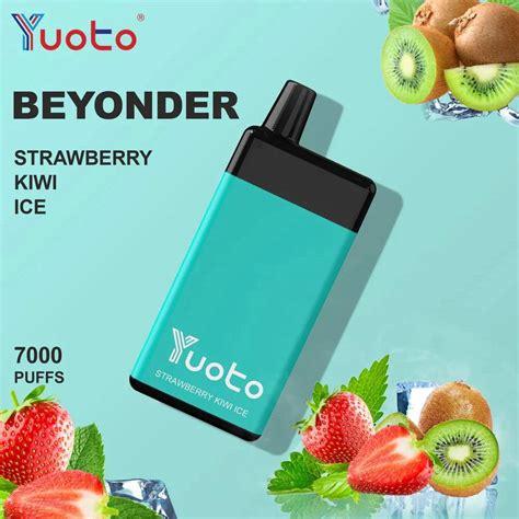 Yuoto Beyonder 7000 Puffs Strawberry Kiwi Ice India Vape Store