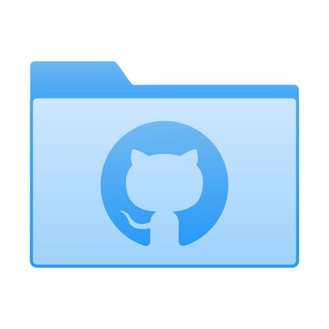 folder with github icon