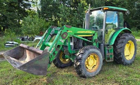 John Deere 6403 Tractor 4x4 6200 Hours Good Tires Includes Loader