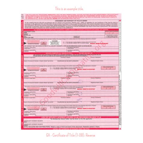 How To Sign Your Georgia Titles Goodwill Car Donations