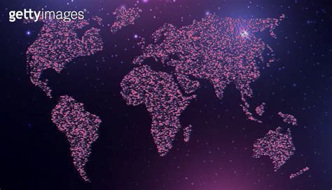 Wireframe Globe Map Cyber Security World Protection Concept With Glowing Low Poly Guard