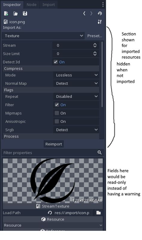 Merge Import Dock And Inspector · Issue 27378 · Godotenginegodot · Github