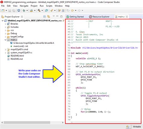 Code Composer CoCo Studio Robotics University