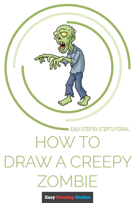 How To Draw A Creepy Zombie Really Easy Drawing Tutorial