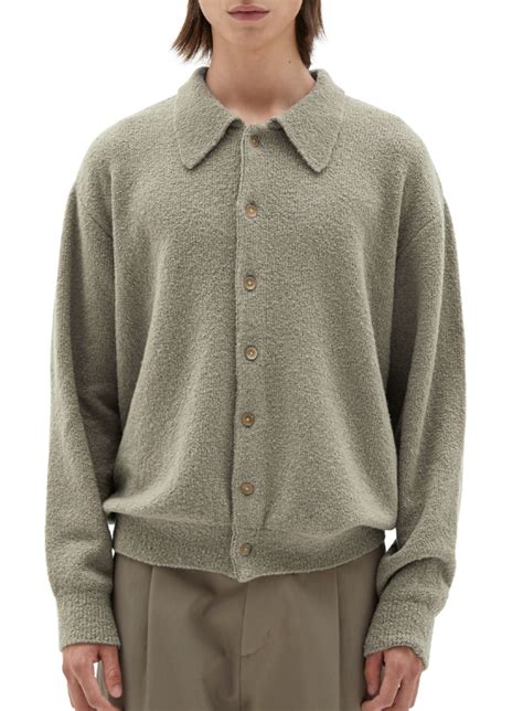 브라운야드 카라 가디건 올리브 패션 에펨코리아