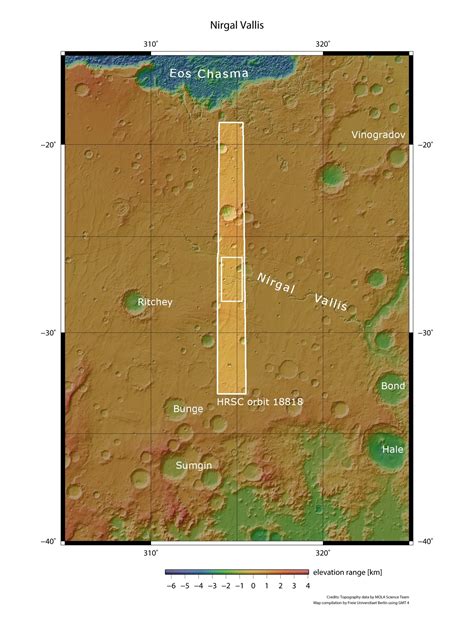 Esa Nirgal Vallis In Context