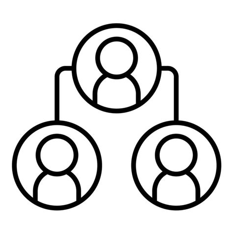 premium vector delegating task line illustration