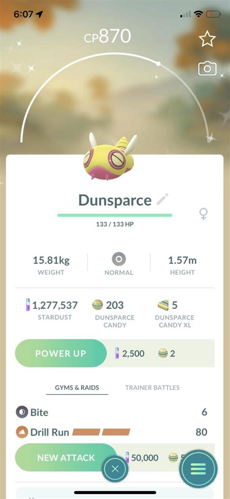 [pogo] This Shiny Dunsparce Popped Up On My Way Home R Shinypokemon