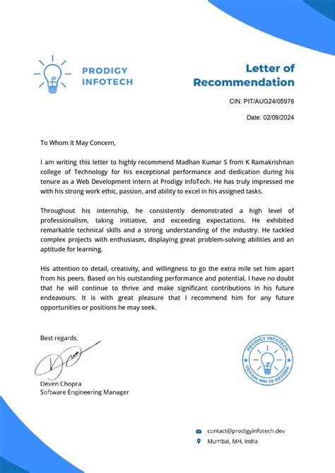 Completed A 1 Month Internship At Prodigy Info Tech Madhan Kumar S Posted On The Topic Linkedin