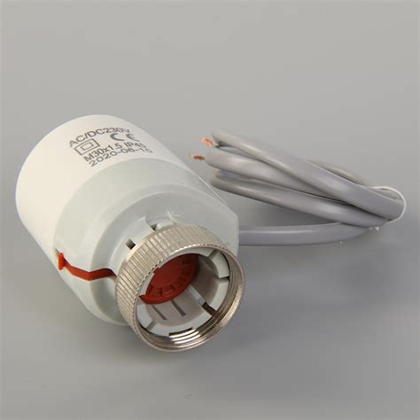 Poer Smart Thermal Actuator Connected To Wifi Thermostat China Actuator And Thermal Actuator