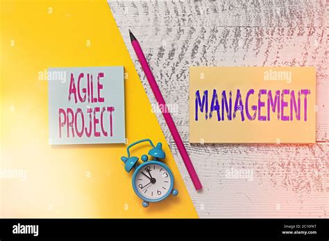 Handwriting Text Writing Agile Project Management Conceptual Photo