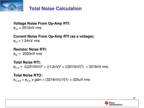 Ppt Op Amp Noise Calculation And Measurement Powerpoint Presentation Id 3263232