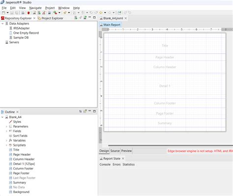 Part I Jasperreports Open Source Drag And Drop Reports For Iris