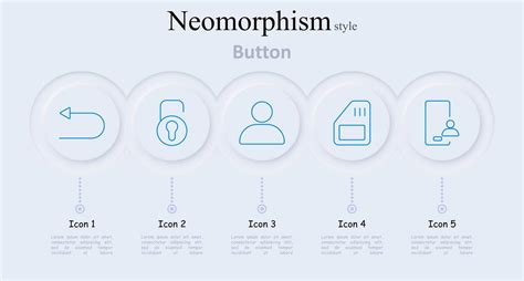 Button Set Icon Back Lock User Sim Card Contact Button Control Interface Navigation