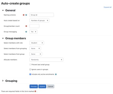 Groups Moodledocs