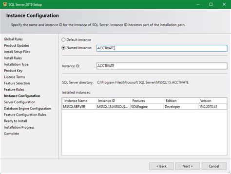 Setting Up A Sql Standard Instance For Acctivate