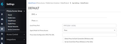 Globalprotect In Proxy Mode