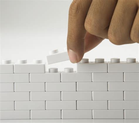 Lego Bricks Stacked Up