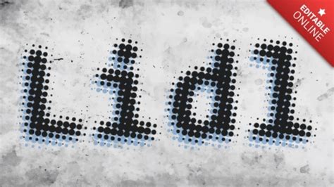 Lidl Halftone Text Effect Generator Lidl Halftone Text Effect Generator