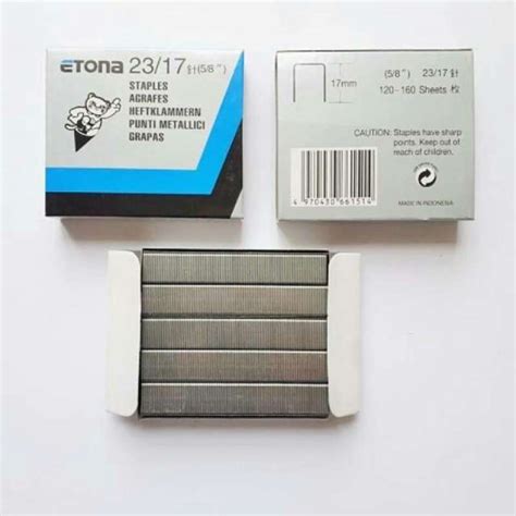 Jual Isi Hekter No 23 17 Etona Di Seller Yusd Shop Sekip Kota Medan