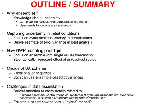 Ppt Ensemble Forecasting A New Paradigm In Numerical Weather