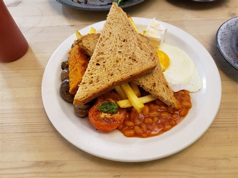 무료 사진 영어 아침 식사 콩 달걀 빵 요리 맛 있는 식사