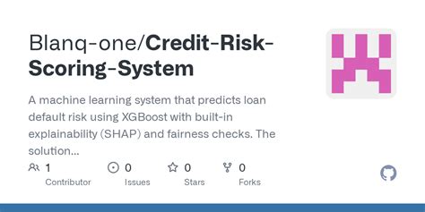 Github Blanq Onecredit Risk Scoring System A Machine Learning