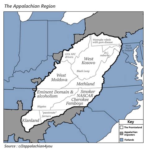 Would Yall Agree With This Map Of Cultural Appalachia R 2appalachian4you