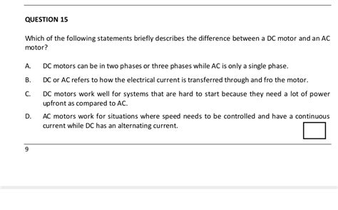 Which Of The Following Statements Briefly Describes The Difference Betwee