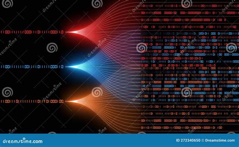 Big Data Technology Data Flow Concept Neural Network For Artificial