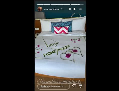 Inside Faf De Klerk And Miné Van Niekerks Maldives Honeymoon