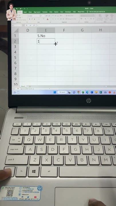 How To Insert Serial Number In Microsoft Excel Shorts Youtube