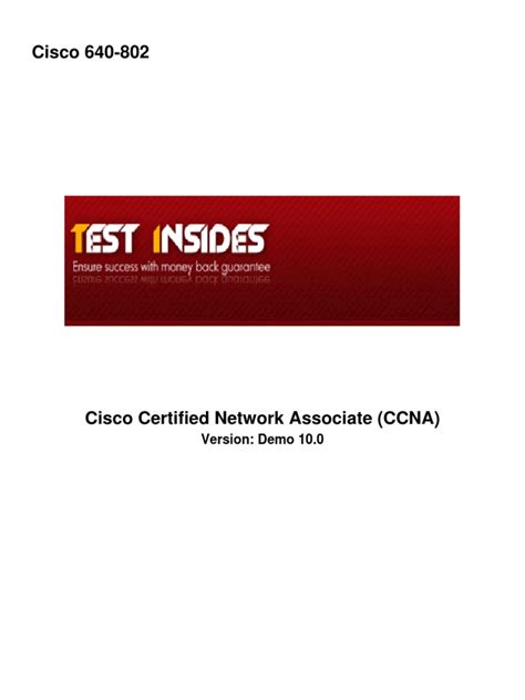 Pdf 640 802 Cisco Certified Network Associate Ccna Dokumentips