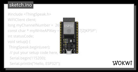 Thingspeak Wokwi Esp32 Stm32 Arduino Simulator