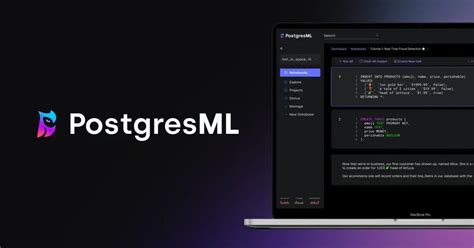 Postgresml — Run Open Source Ml Llm Models Inside Postgres Rpostgresql