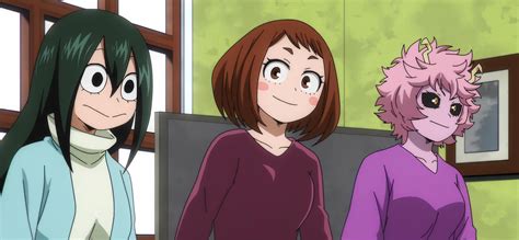 Tsuyu Asui Uraraka Ochako And Mina Ashido By Pokearceus On Deviantart
