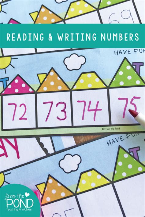 Reading And Writing Numbers To 100 From The Pond