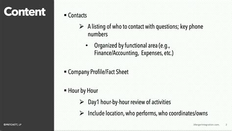 M A Playbook Template Day M A Playbook PPt Presentation