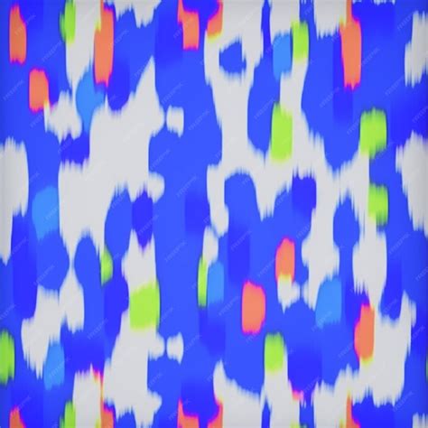 Premium Photo A Close Up Of A Colorful Abstract Pattern With A Blue Background Generative Ai