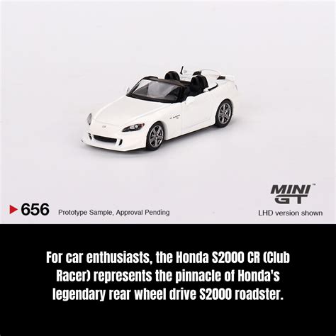 Mini Gt Honda S2000 Ap2 Cr Gran Prix White Diecast And Drift