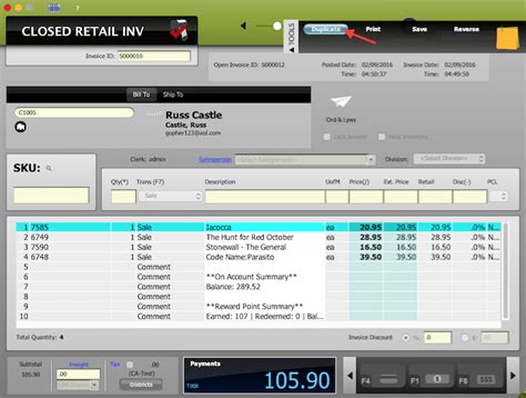 Voiding Reversing Or Duplicating Invoices POSIM Point Of Sale Software