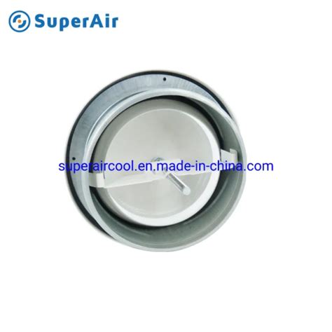 Hvac Galvanized Adjustable Air Exhaust Supply Disc Valve Ceiling Diffuser Disc Valve And Hvac