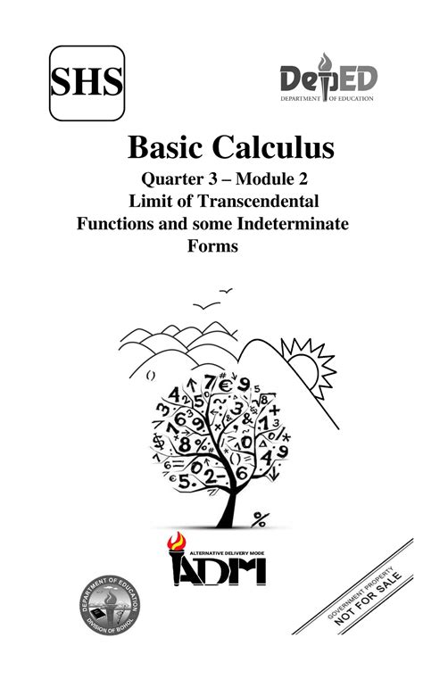 Basic Calculus Quarter 3 Module 2 Shs Basic Calculus Quarter 3