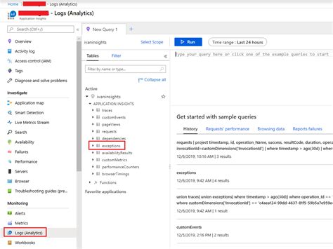 Azure Log Analytics Why Cant I See Fail Level Log Output In Application Insights Stack